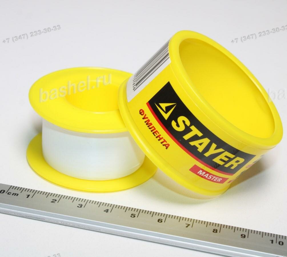 Фумлента STAYER 0,075 мм х 25 мм х10 м, 0,40 г/см3,