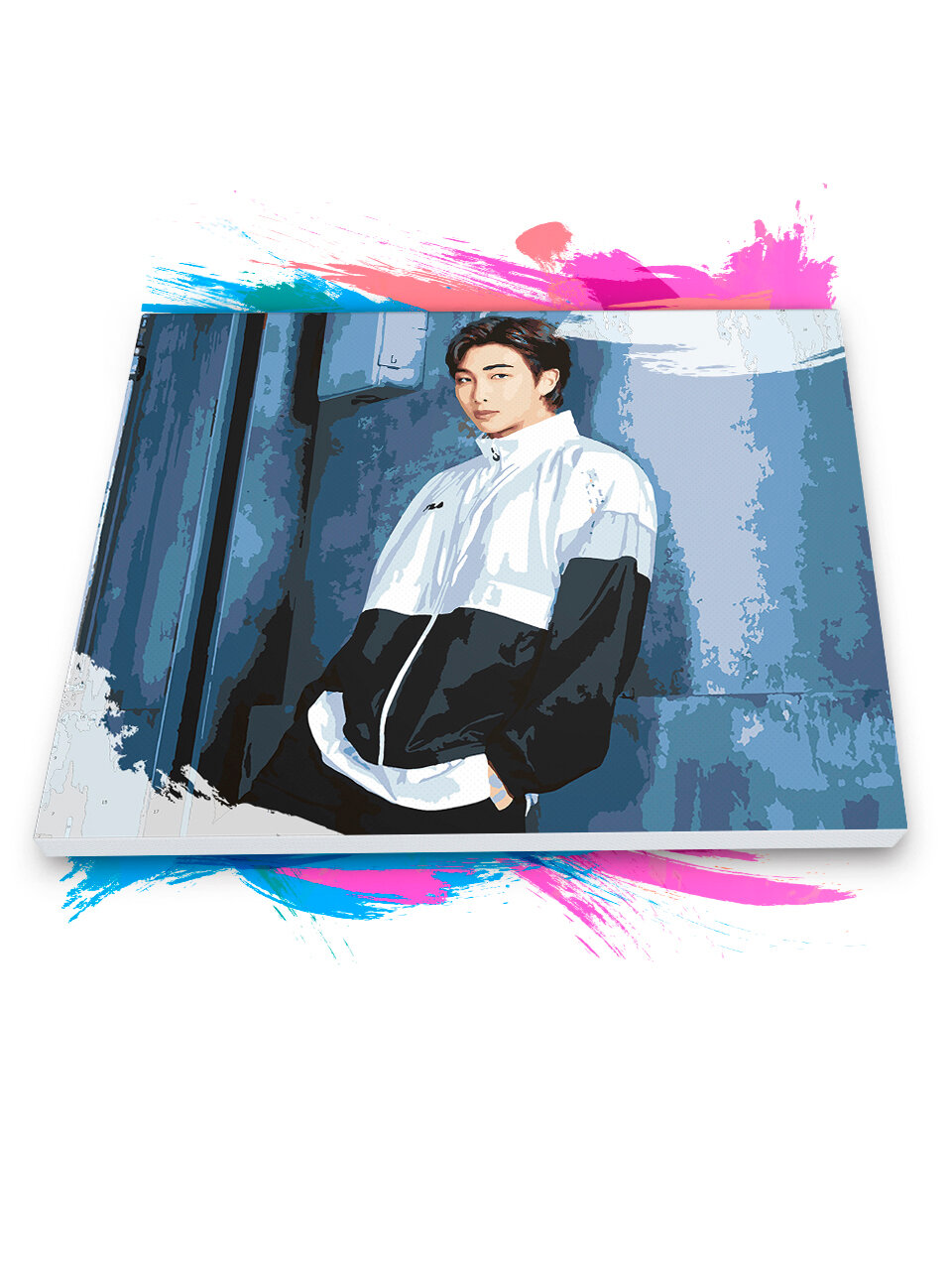 Картина по номерам на холсте BTS Ким Намджун Спорт, 30 х 40 см