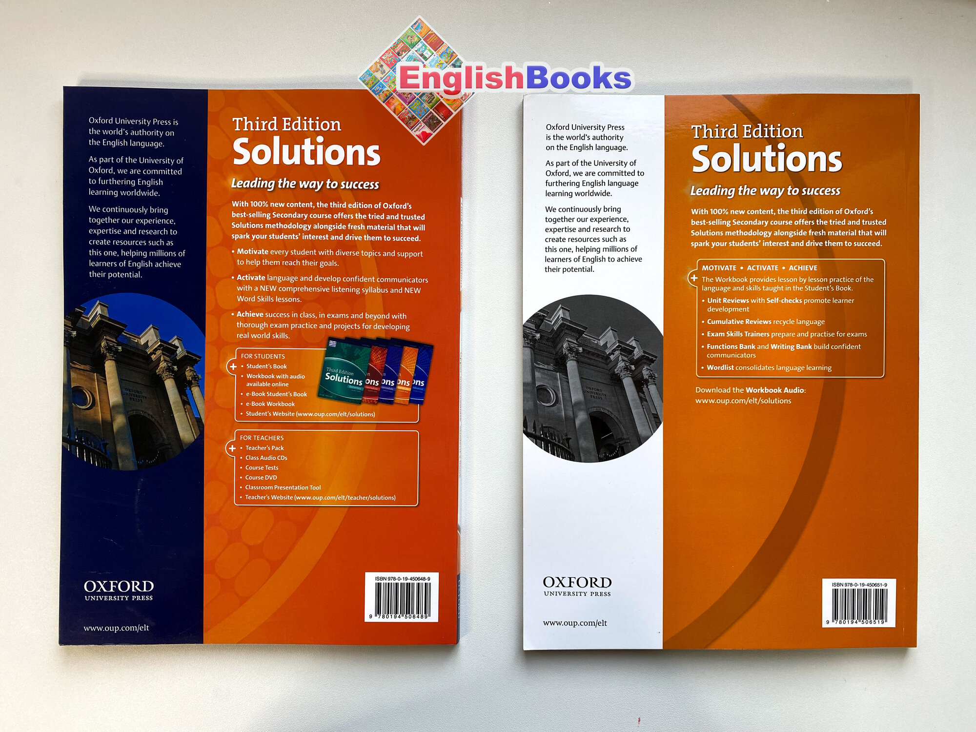 Solutions Upper-Intermediate Third Edition, комплект (учебник, раб. тетрадь, диск) — фото 1