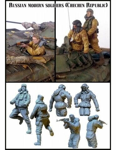 EM-35038 Russian modern soldiers (Chechen Republic) фигуры для моделирования Evolution miniatures масштаб 1/35