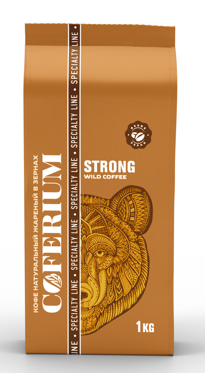 Кофе Coferium Strong в зернах 1 кг