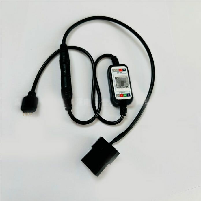 Контроллер RGB подсветки 12v4pin с управлением через приложение питание от MOLEX или DC 5.5*2.1