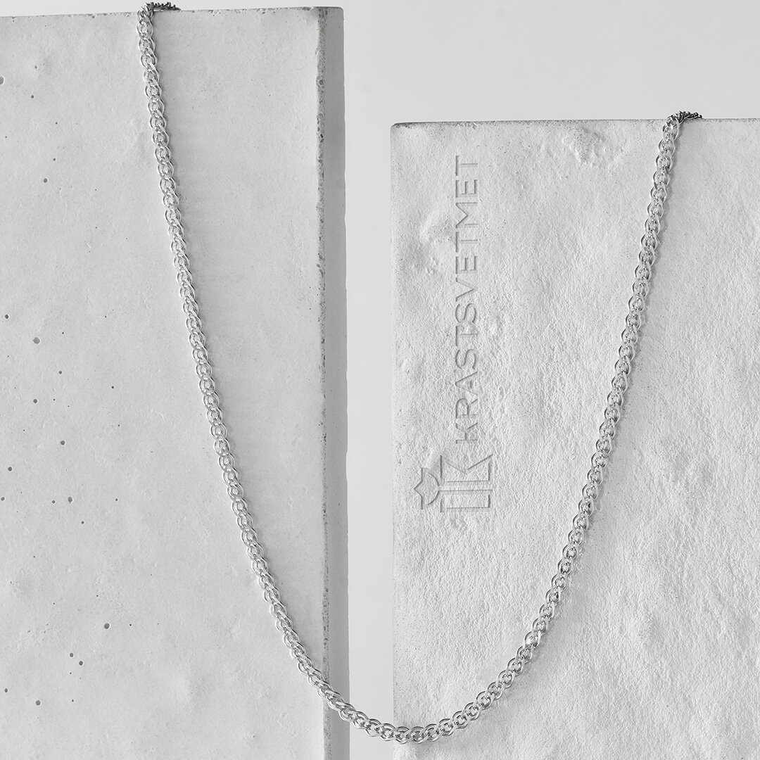 Цепь серебро, 925 проба, родирование