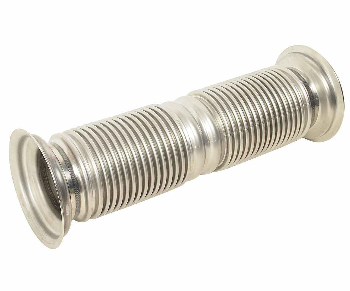 Металлорукав КАМАЗ-6520 в сборе L=364мм, D=80мм (нержавеющая сталь) металлокомпенсатор, 000.4859.370.000, макспром