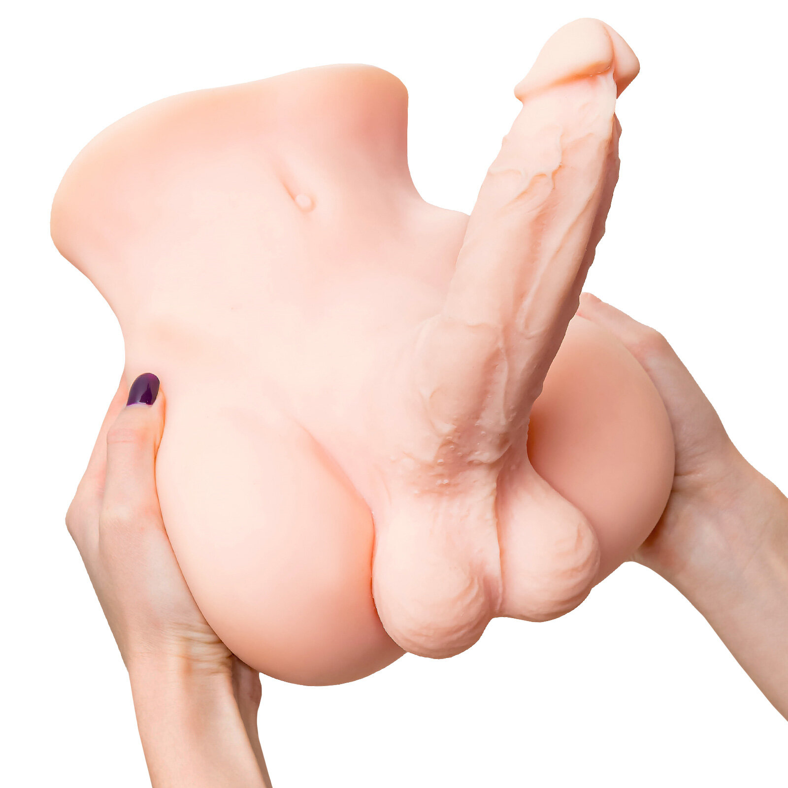 Мастурбатор с фаллосом Juicy Pussy Manuel