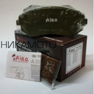 AIKO PF-7460 Колодки тормозные SUBARU Legacy, XV, Exiga, Impreza, Forester, BRZ (2002-) / TOYOTA 86, GR 86 (2012-) передние