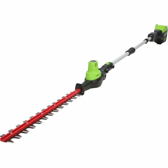 Кусторез Greenworks штанговый аккумуляторный 2301107 60 В 51 см бесщеточный без АКБ и ЗУ