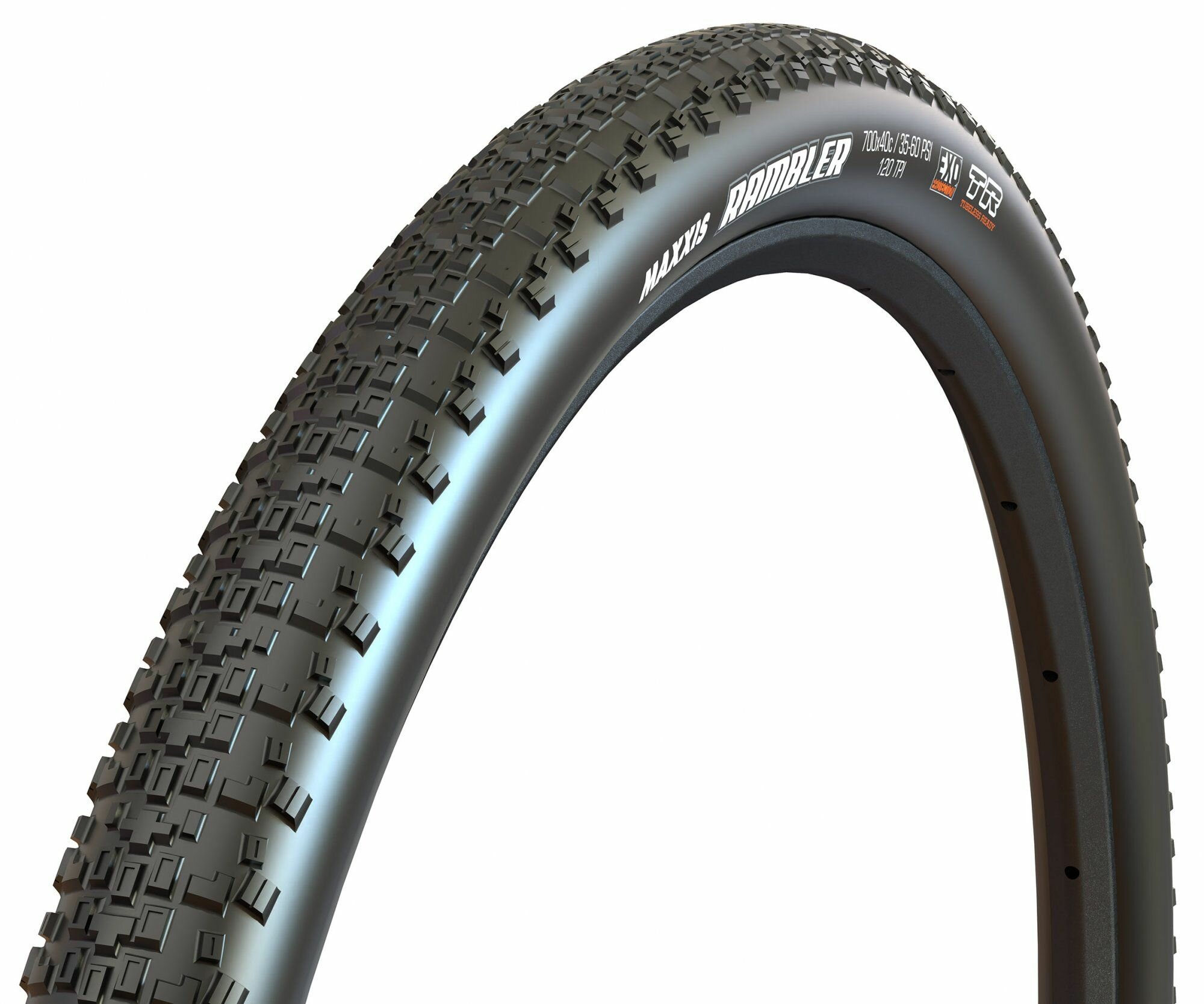 Покрышка для велосипеда Maxxis Rambler 700x40C TPI 120 кевлар EXO/TR