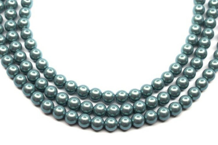 Жемчуг Preciosa Maxima, цвет pearlescent blue, 4мм, 704-079, 10шт