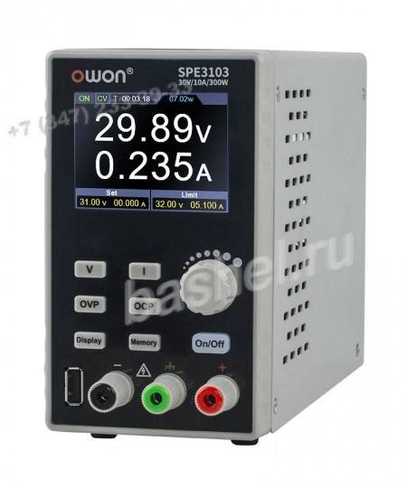 OWON SPE3103 программируемый, 30V, 10A, Блок питания лабораторный, OWON