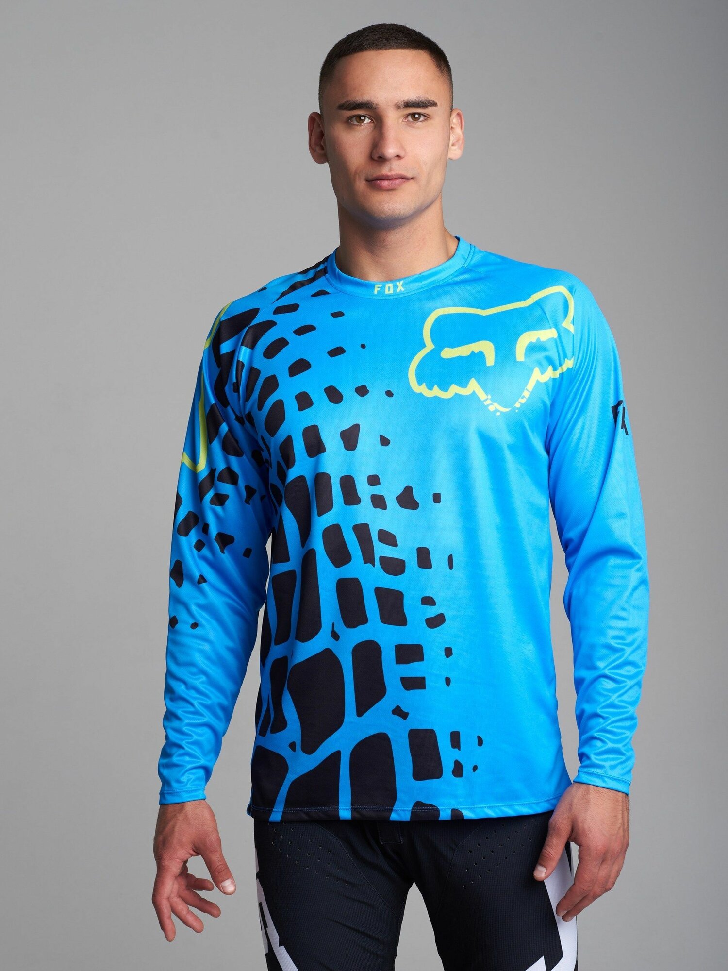 Мотоджерси мужская для мотокросса с длинными рукавами FOX FX09-4