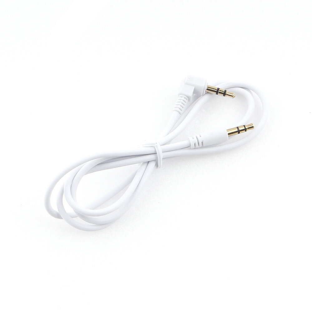Кабель аудио 90˚ Cablexpert CCAB-01-35MML-1MW, 3.5 джек , M/3.5 джек , M, белый, 1 м