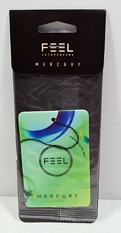 Ароматизатор на зеркало Feel картон Mercury