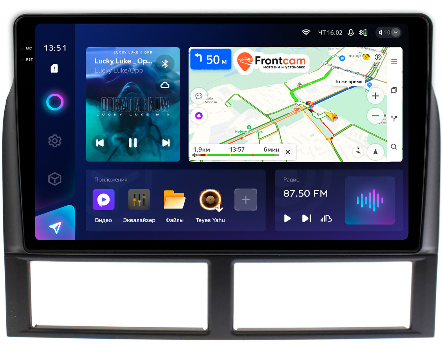 Штатная магнитола Teyes CC3 2K 4/32 9.5" RM-9-1192 Jeep Grand Cherokee 2 (WJ) 1998-2004 Android 10 (4G-SIM, DSP, QLed)