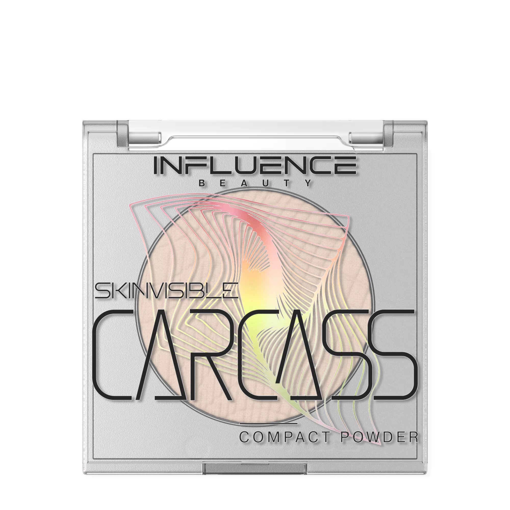 Пудра компактная легкая Influence Beauty Skinvisible Сarcass т.01 4,2 г