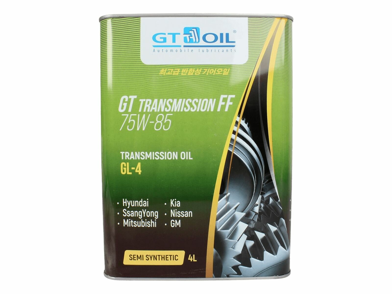 Масло трансмиссионное GT Transmission FF GL-4 75W85 4л