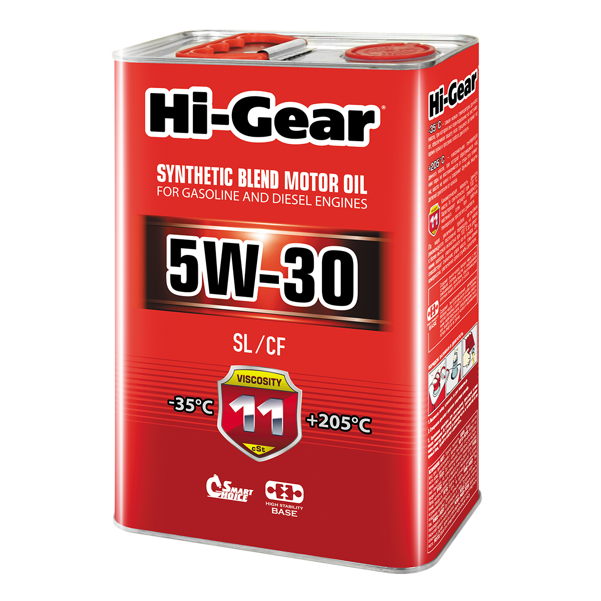 Моторное масло Hi-Gear 5W30 SL/CF, 4л. HG1134 HG1134