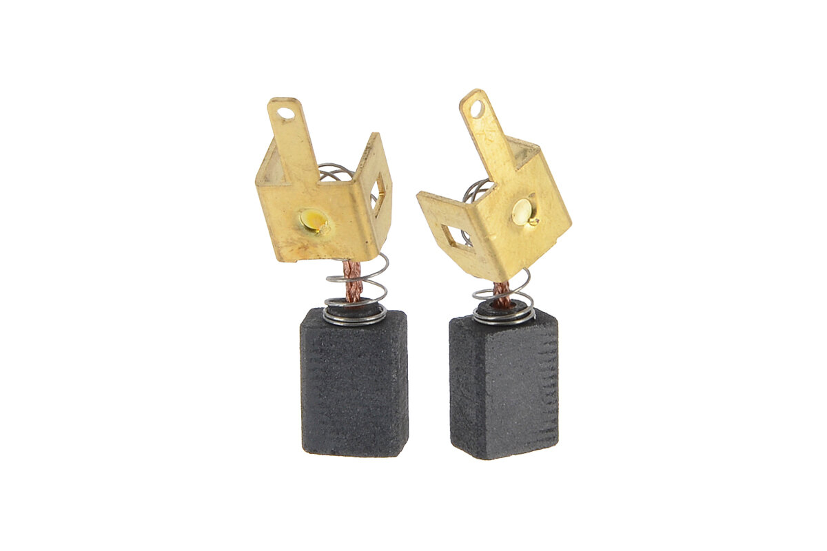 Щетки угольные 9х6х12 мм 2шт подходит для инструмента ИНТЕРСКОЛ УШМ-125/1100Э (s/n 26.****), ФМ-40/1000Э