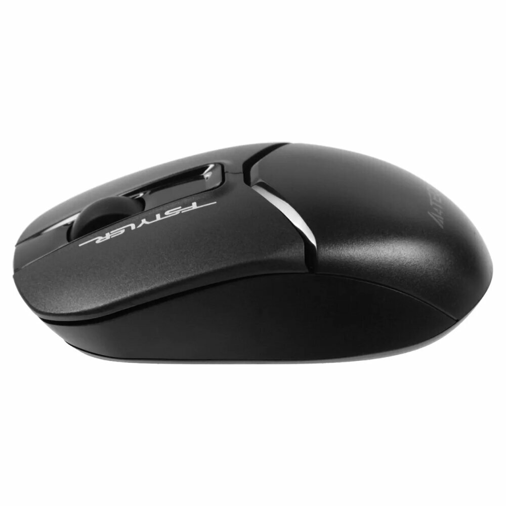 Мышь беспроводная A4TECH FB12 черный (USB/BT, 1200dpi, 3but) (FB12 BLACK)