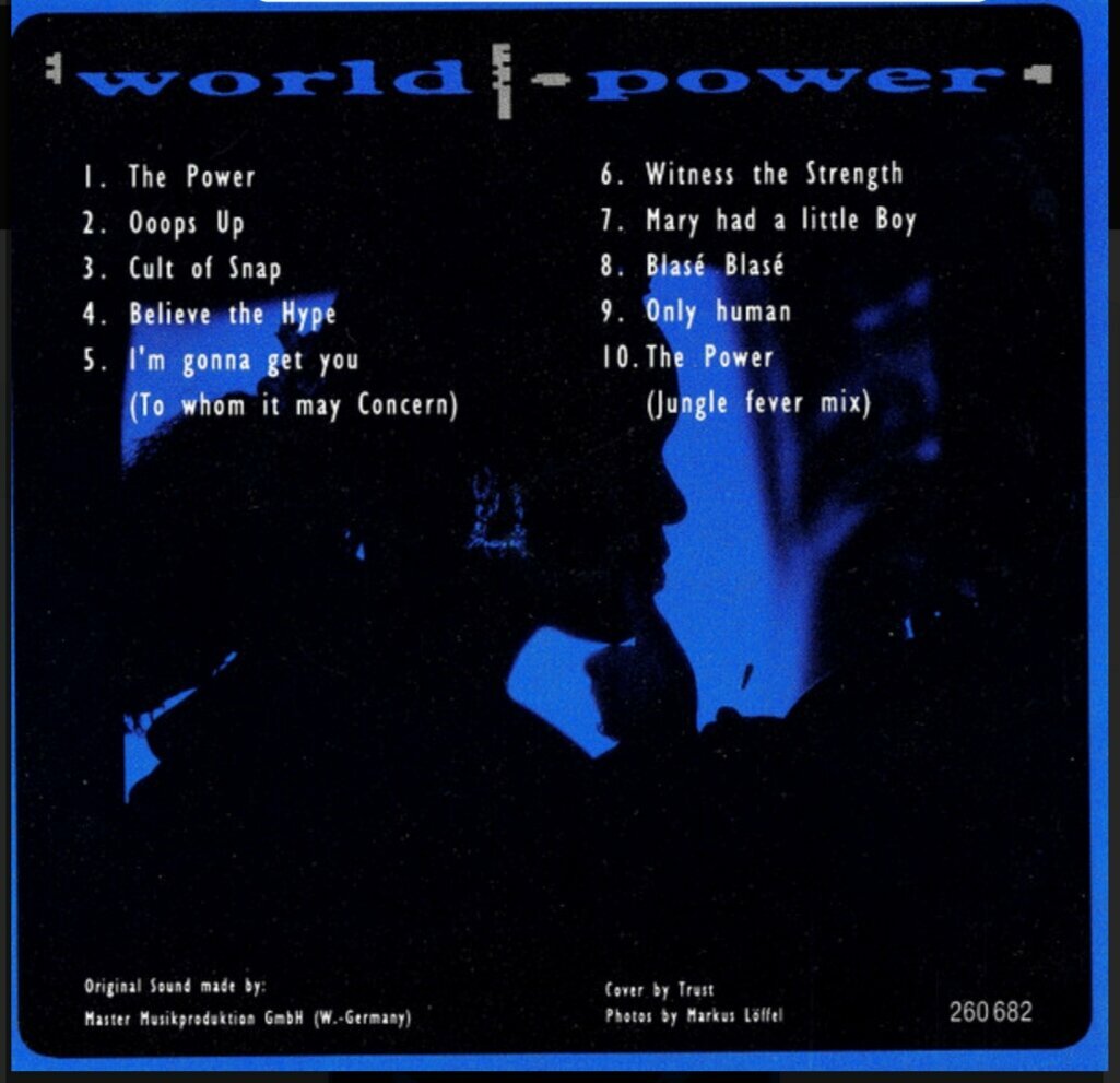SNAP "World Power" CD — фото 1