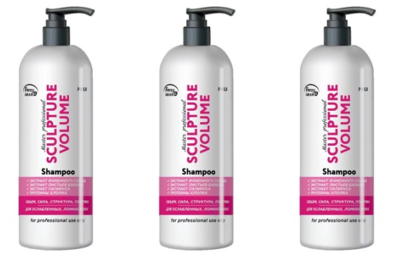 Шампунь Frezy Grand для объёма у корней, придания формы, густоты волос, 1000 мл, 3 шт