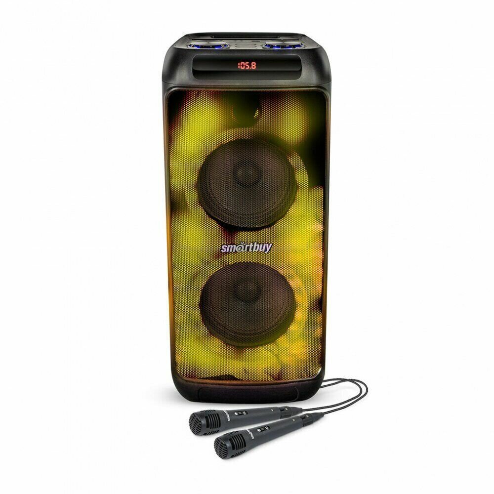 Акустическая система 2.1 Smartbuy FLAMER, 60Вт, Bluetooth, MP3, FM-радио, караоке (арт. SBS-5190)