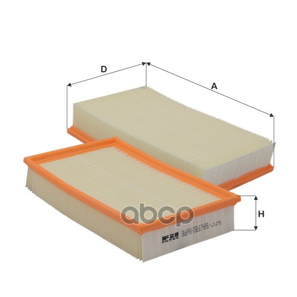 Фильтр воздушный FIL FILTER HP2247 FIL FILTER арт. HP2247