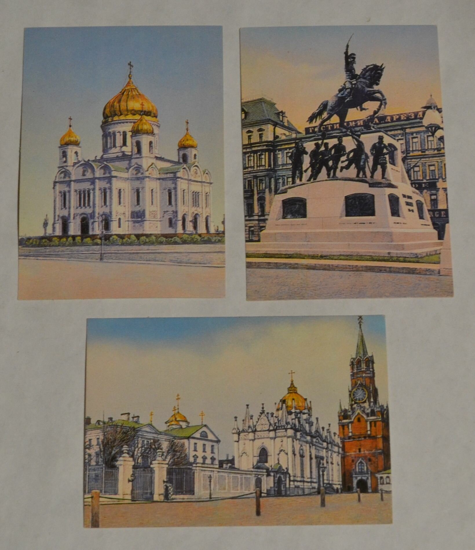 Набор карманных календариков СССР. 1990 год. Несохранившиеся памятники (3 штуки)