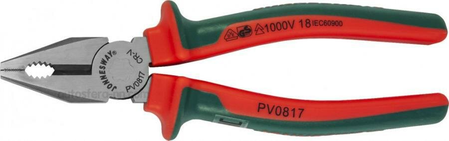 JONNESWAY PV0816 (PV086) Пассатижи диэлектрические 160 мм.