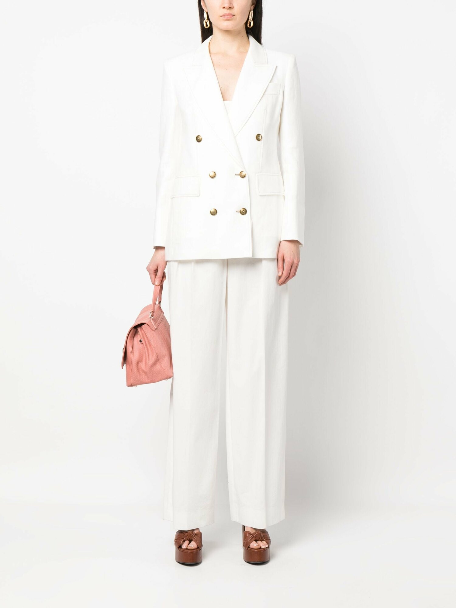 Пиджак Max Mara, размер 44, white — фото 1