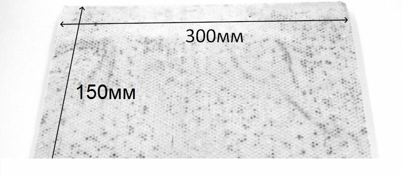 Изоляция камеры сгорания (термопанель) универсальная 300х150х20мм для газовых котлов