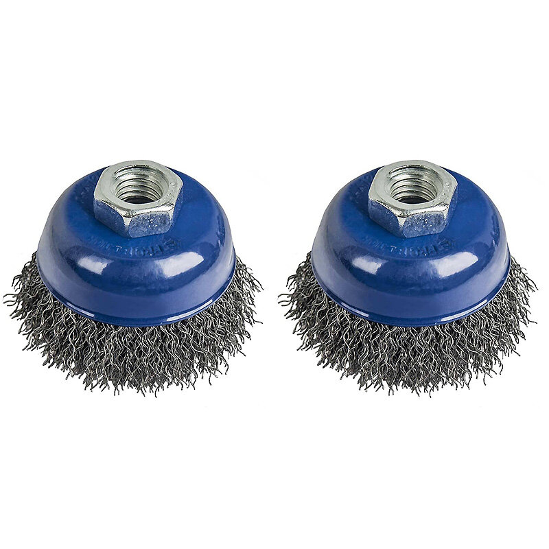 Корщетка для УШМ Практика мягкая чашеобразная d65 мм M14 (2 шт.)