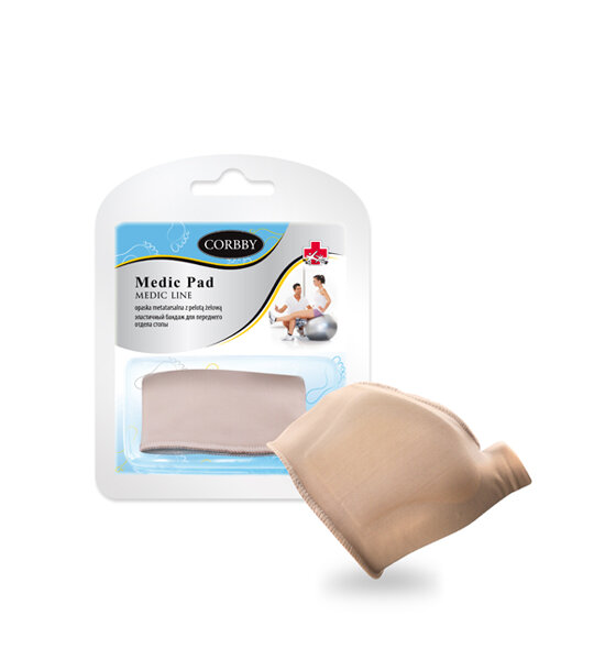 Corbby Эластичный бандаж д/переднего отдела стопы "MEDIC PAD" 1шт.