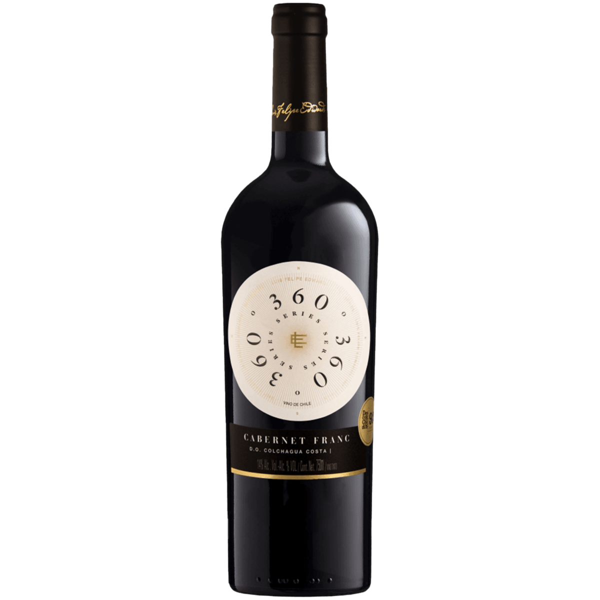 Вино Luis Felipe Edwards, 360° Cabernet Franc, красное, сухое, 0,75 л