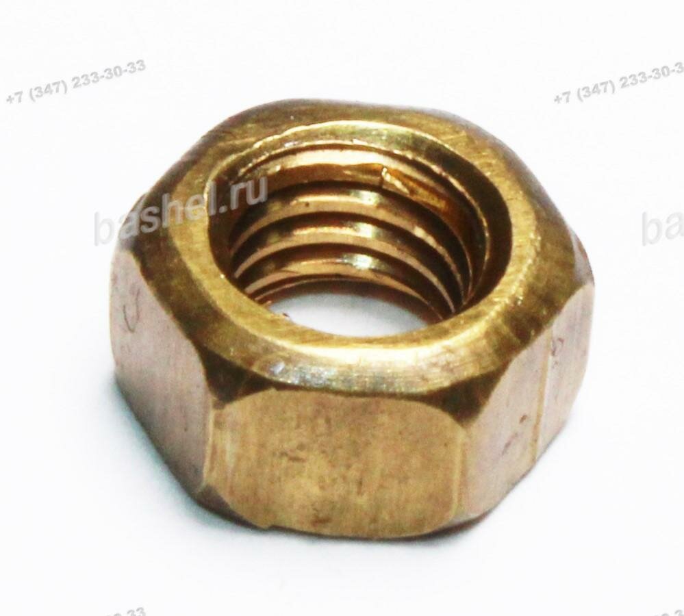Гайка М5 DIN 934 латунь