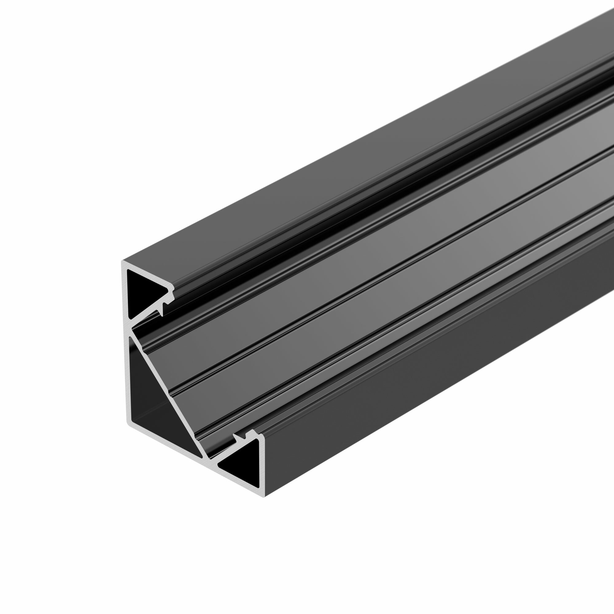 Профиль для светодиодной ленты Arlight Профиль SL-KANT-H18-2000 BLACK (Arlight, Алюминий), 2м