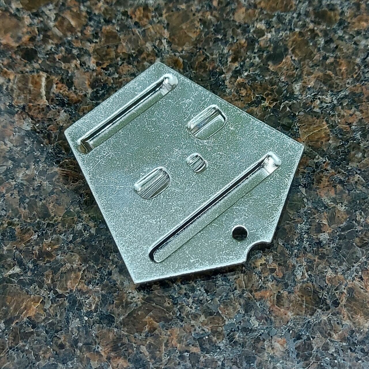 Колодка орденская №1 на булавке алюминиевая