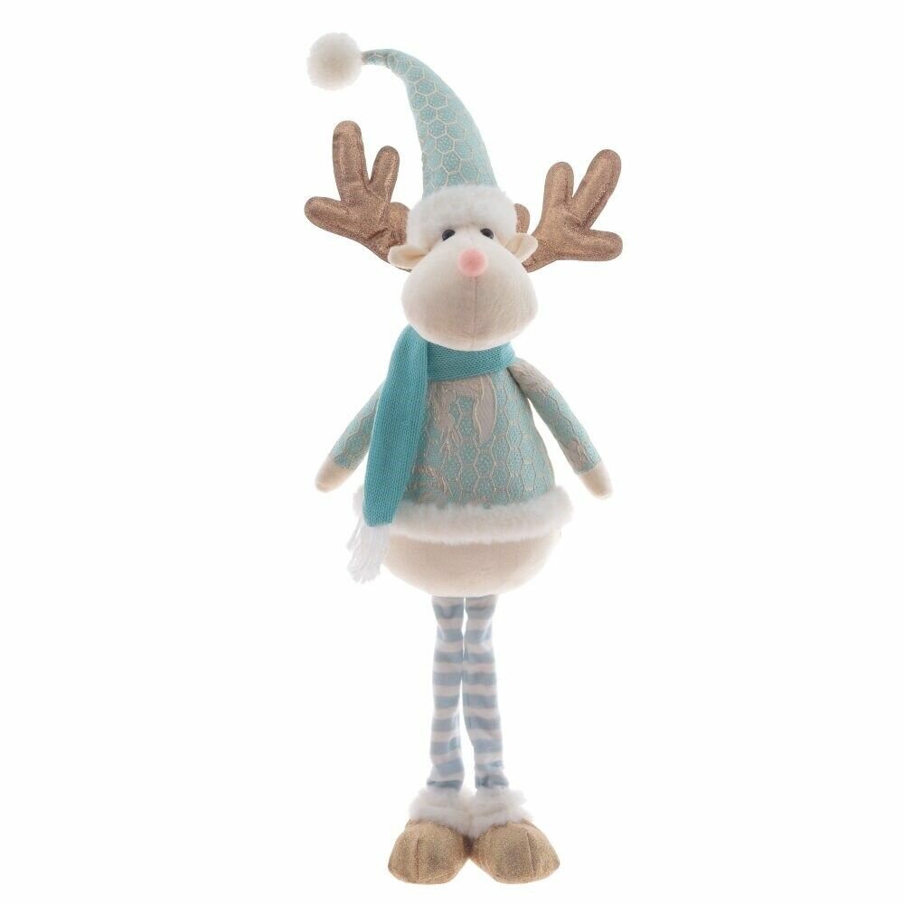 Игрушка набивная телескопическая "Олень", максимальная высота 67 см, минимальная высота 49 см
