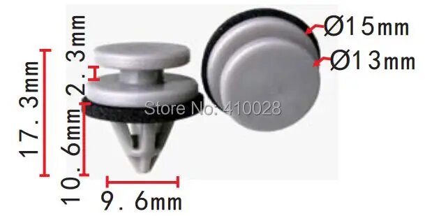 Автомобильные крепления shhworldsea Декоративные пластины для Geely 100pcs