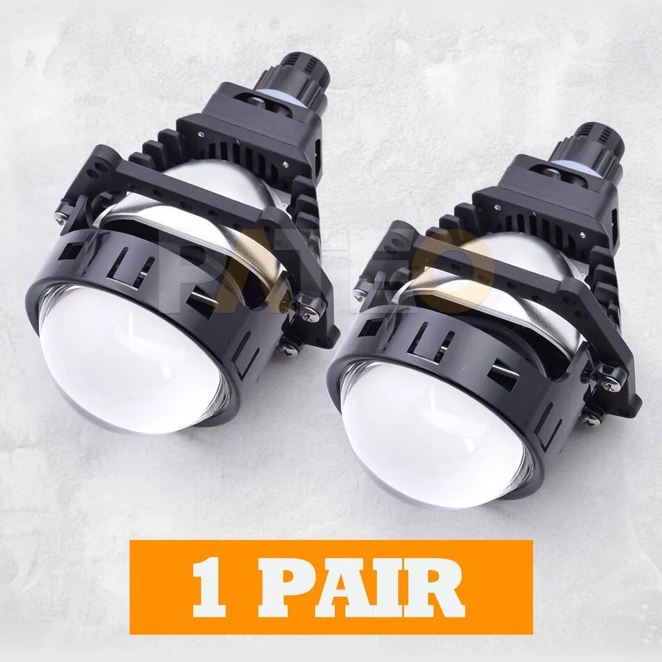 24 В Bi LED линзы для фар, 3 дюйма, Bi-LED модули линз для 1 Pair(2 pcs), LHD For Brazil Spain
