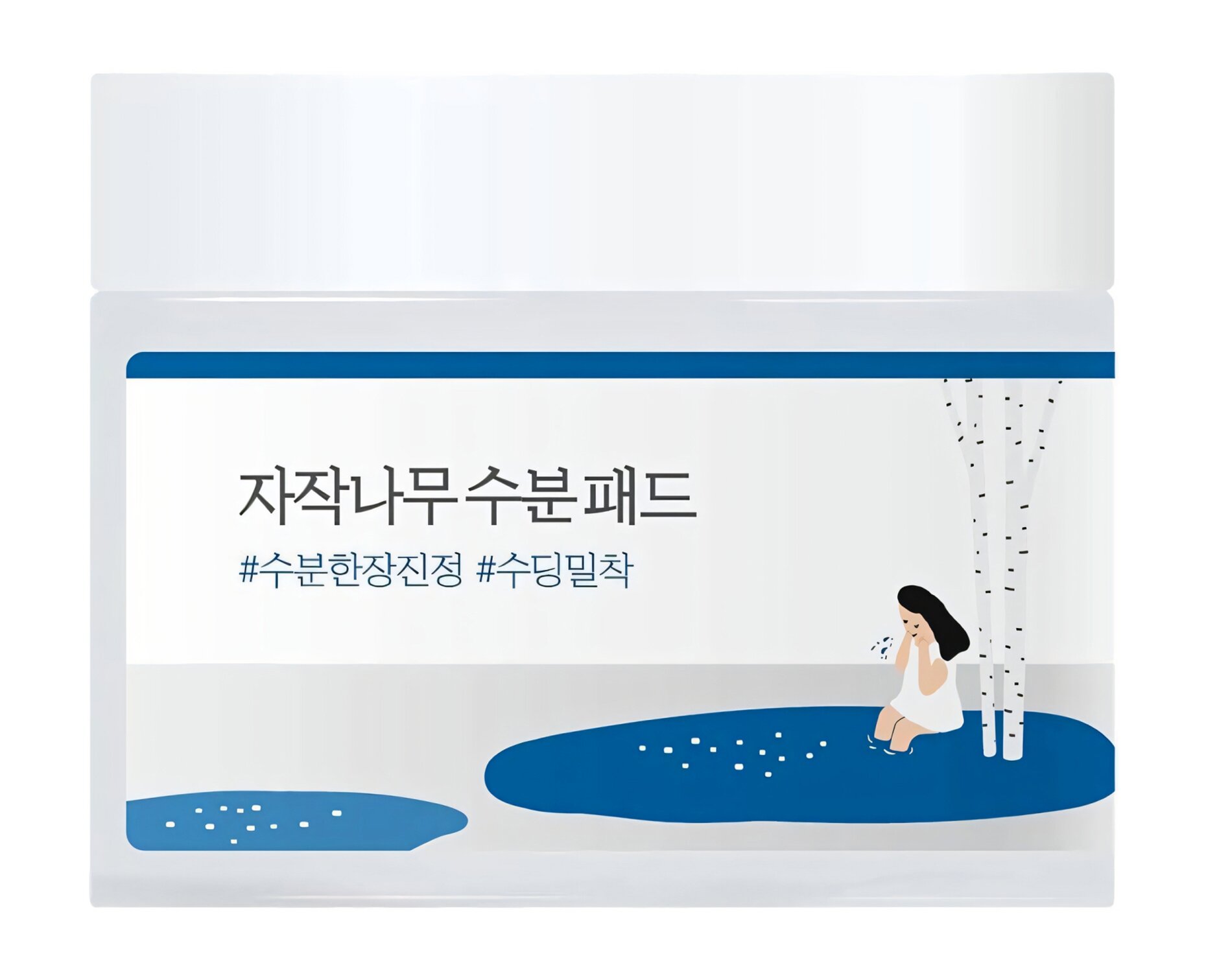 ROUND LAB Пэды для лица Birch Juice Moisturizing Pad успокаивающие и увлажняющие с березовым соком, 80 шт.