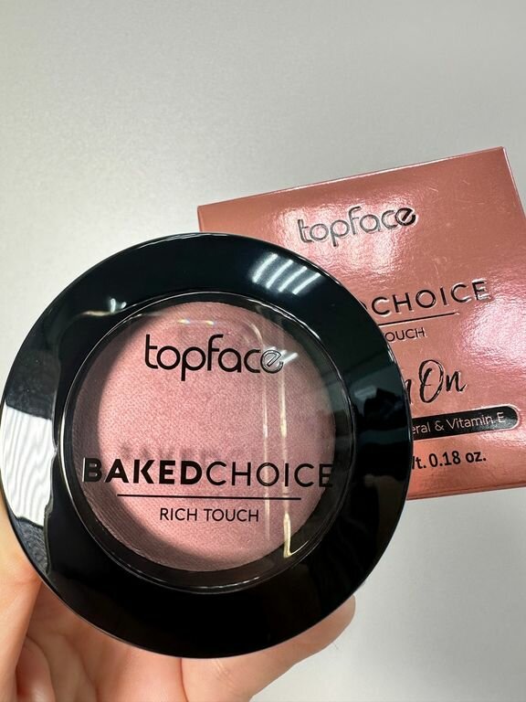 Topface запеченные румяна baked choice rich touch blush on PT703, тон 005