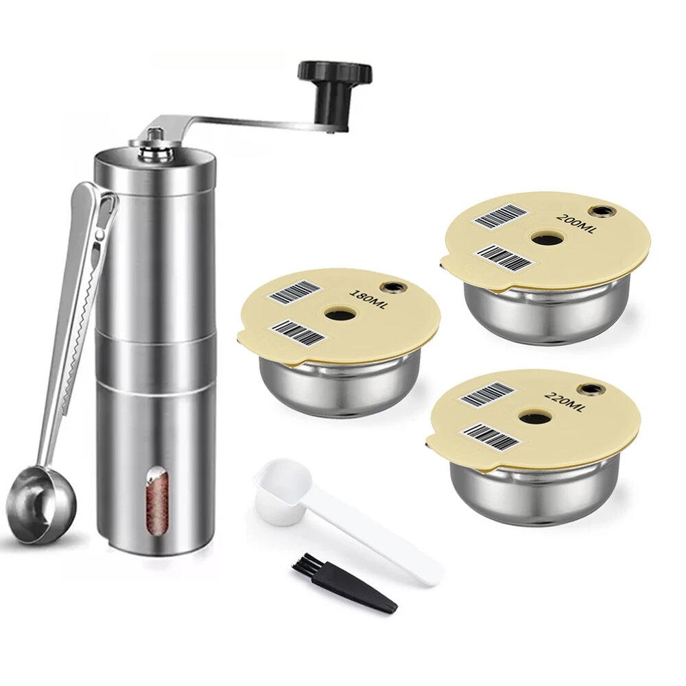 Многоразовые фильтры для кофемашины Bosch Tassimo из нержавеющей стали As Picture