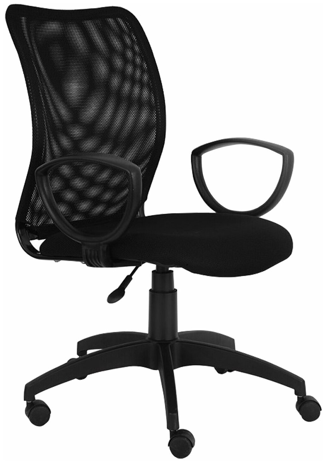 Кресло Бюрократ Ch-599AXSN, обивка: сетка/ткань, цвет: черный/черный TW-11