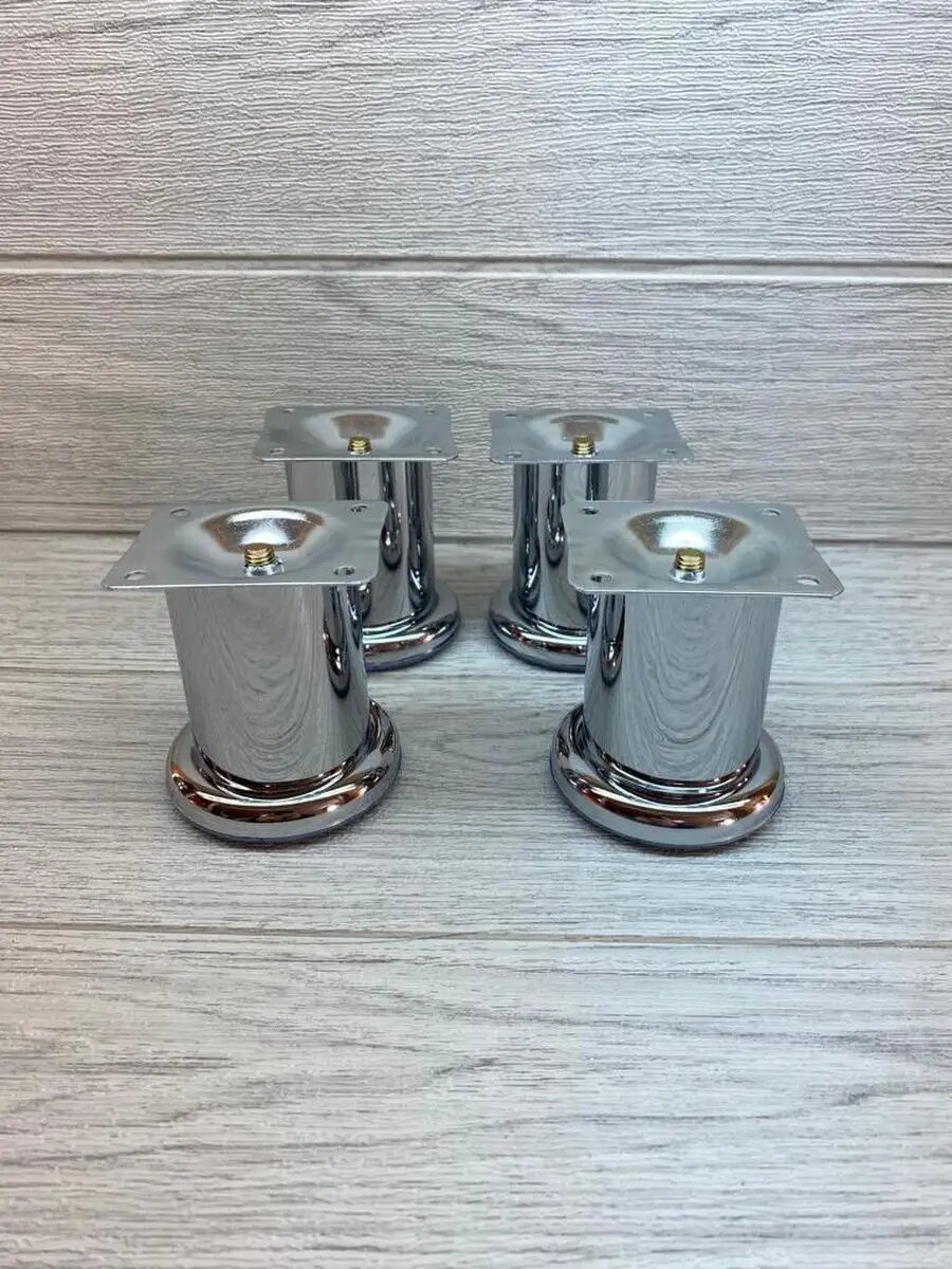 Ножки для мебели металлические высота 6 см 4 штуки