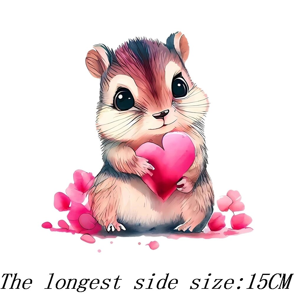 Термоклейкие нашивки животные сова слон Th3266-6