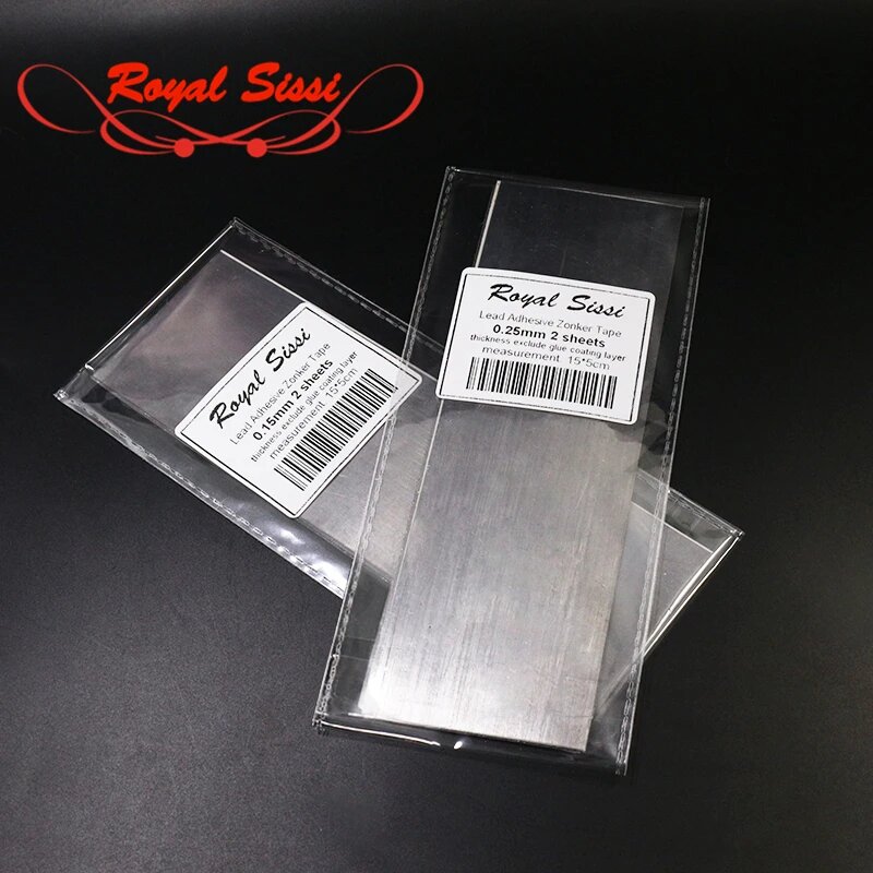 Клейкая свинцовая лента Royal Sissi QP-TZ-02 5х15 см thin foil 2 PCS