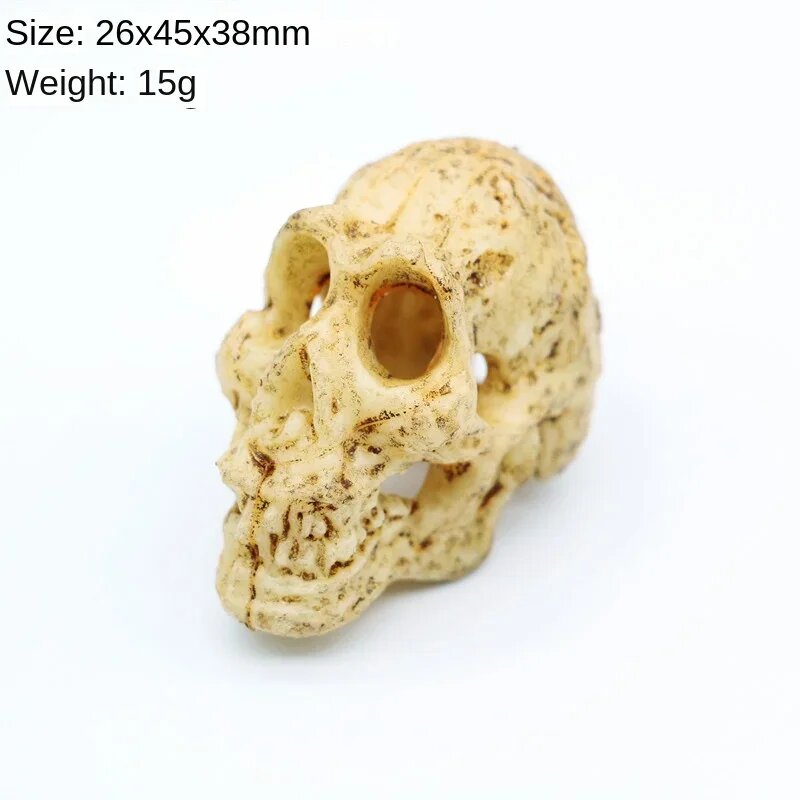 Настенное украшение для кукольного домика, животное, Череп, ужас, модель 1:12, аксессуары для праздничного украшения, домашний декор, мини-череп, масштаб