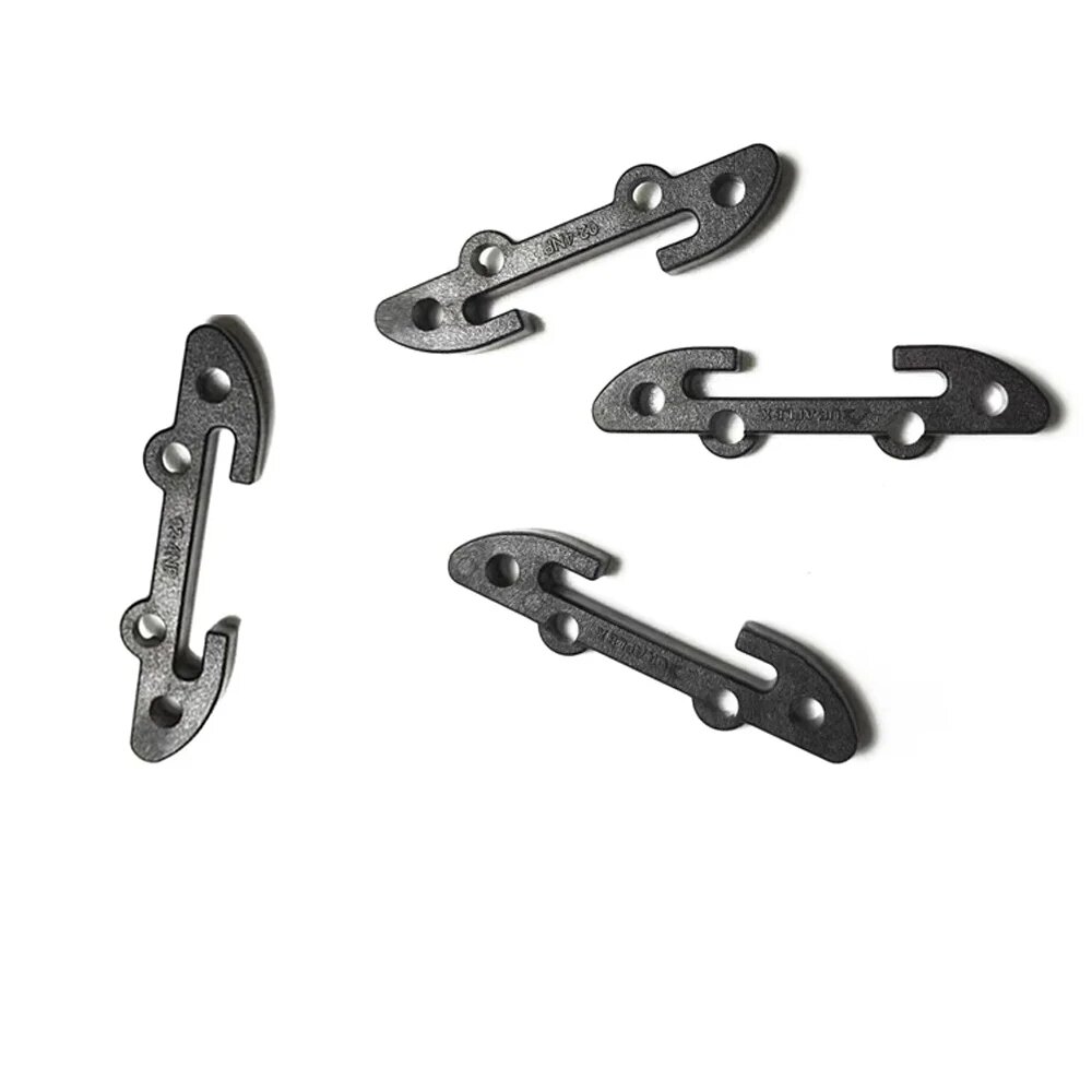 Тактические блокирующие полосы Molle 2 шт./4 шт. BK 4PCS