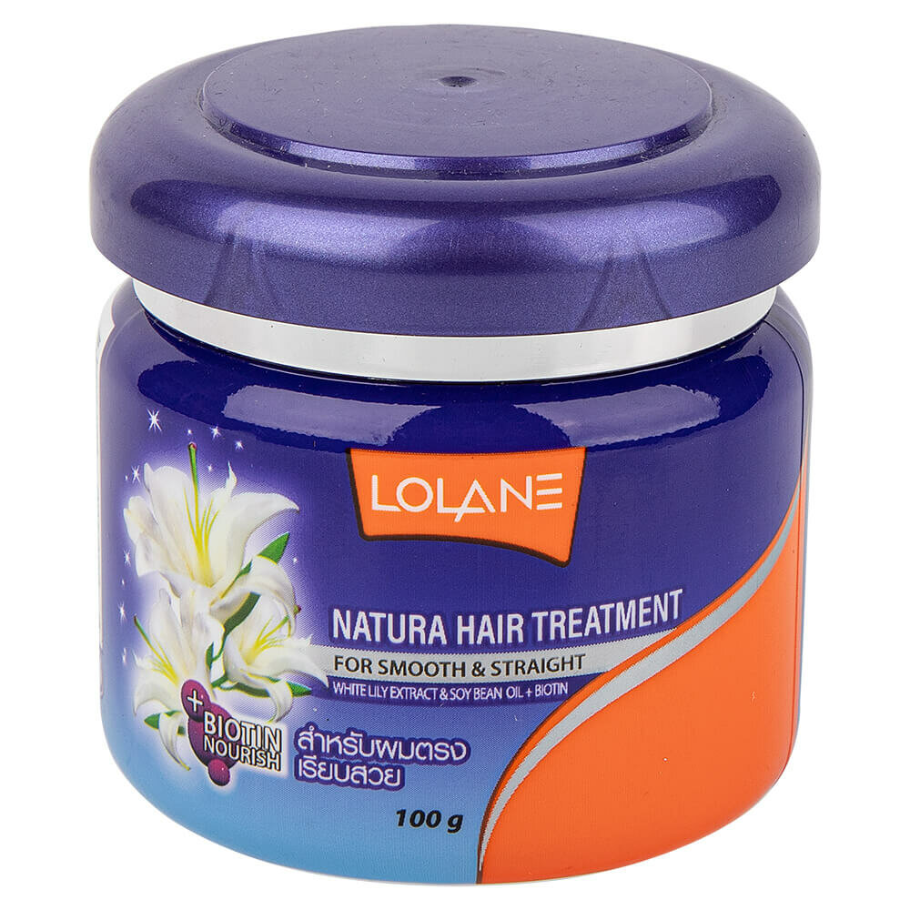 Маска для гладких и прямых волос с экстрактом белой лилии Lolane, 100 гр